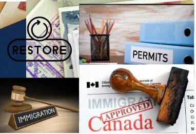 expiry of status, restore permit, restoration of status, expired permits